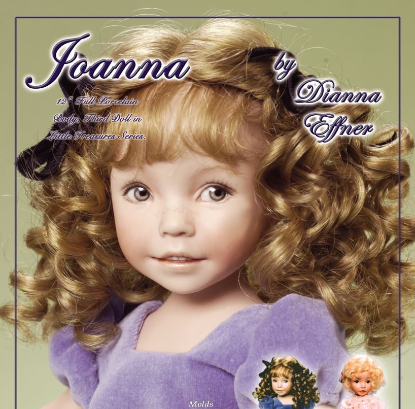 Joanna - 12" - Porcelain Doll Kit - from Dianna Effner mold – All For Doll
